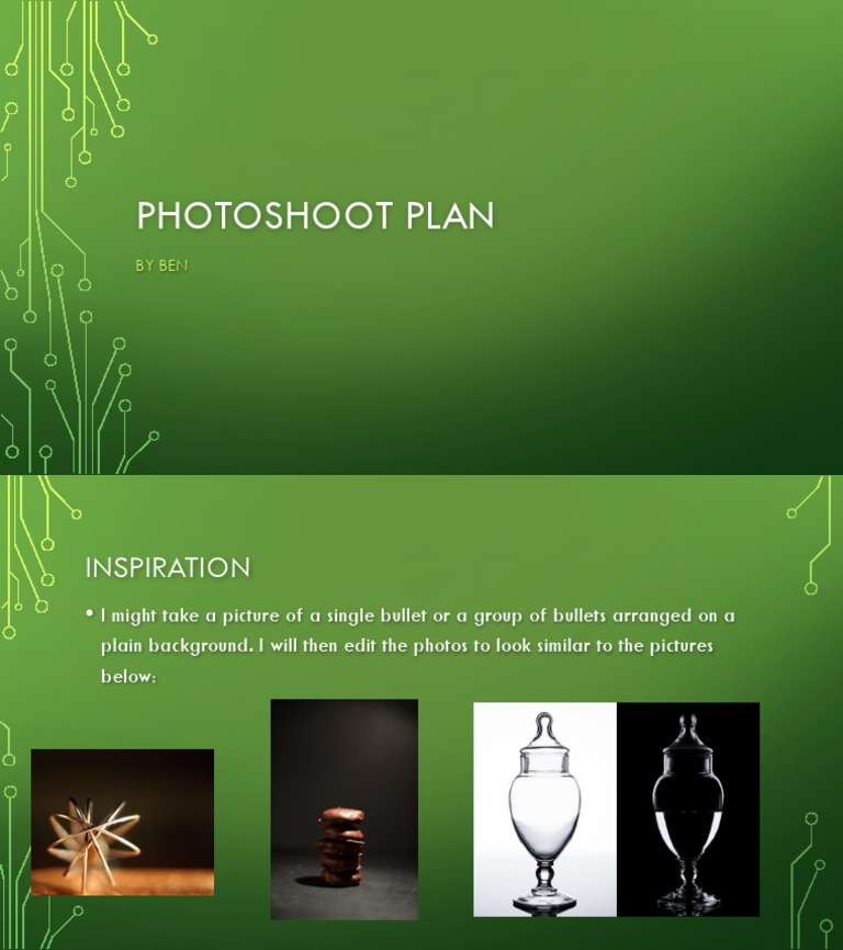 Photoshoot Plan | PDF