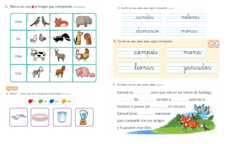 Articulos Un Unos Unas Unos | PDF
