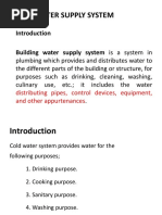 Direct and Indirect Cold Water Supply System | PDF | Tap (Valve ...