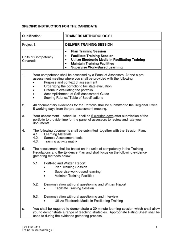 3 +Specific+Instructions+for+the+Candidate | PDF | Educational ...