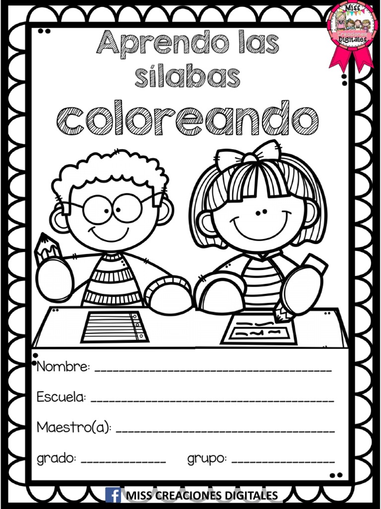 Aprendo Silabas Coloreando PDF | PDF | Color | Arco iris