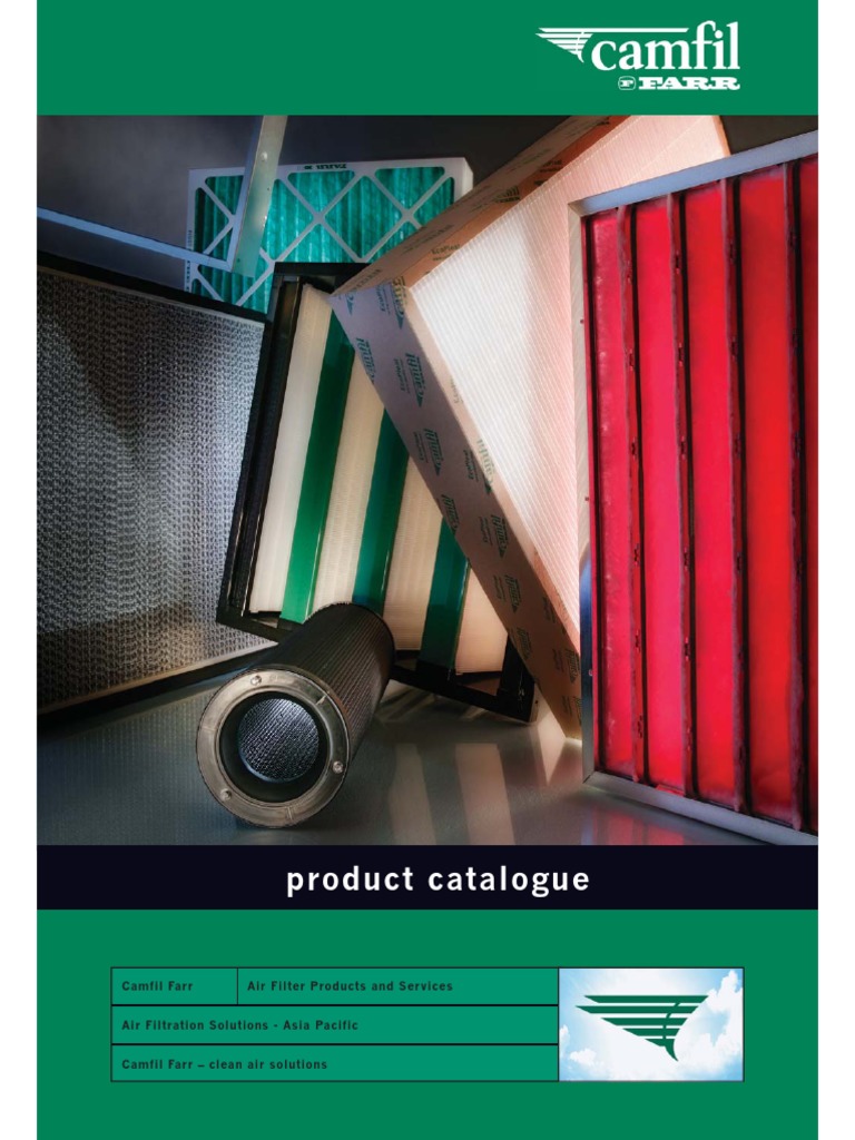 Catalogue Camfil Farr 2010 | PDF | Filtration | Life Cycle Assessment