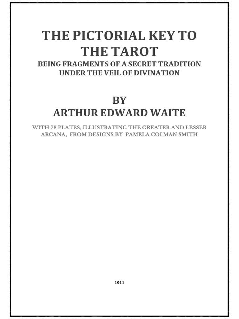 Waite - Key To The Tarot | PDF | Tarot | Major Arcana