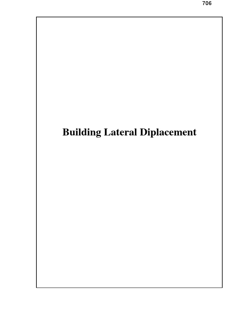 Lateral Load Analysis Data Tables PDF | PDF | Computer Data | Computing