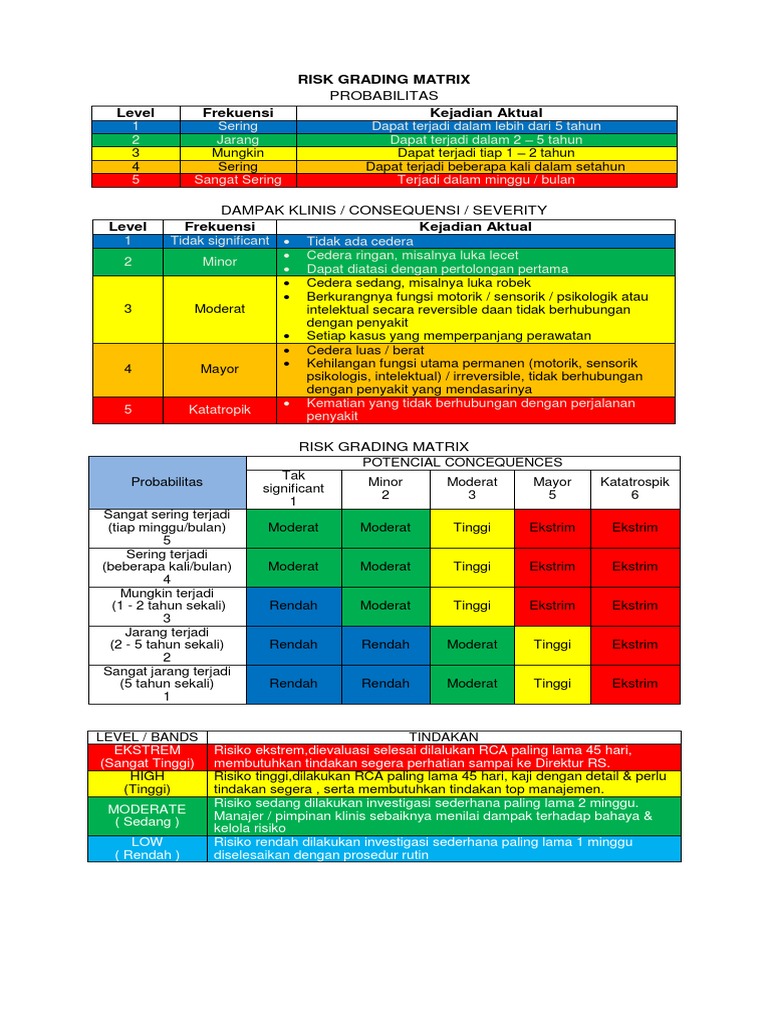 Risk Grading Matrix | PDF