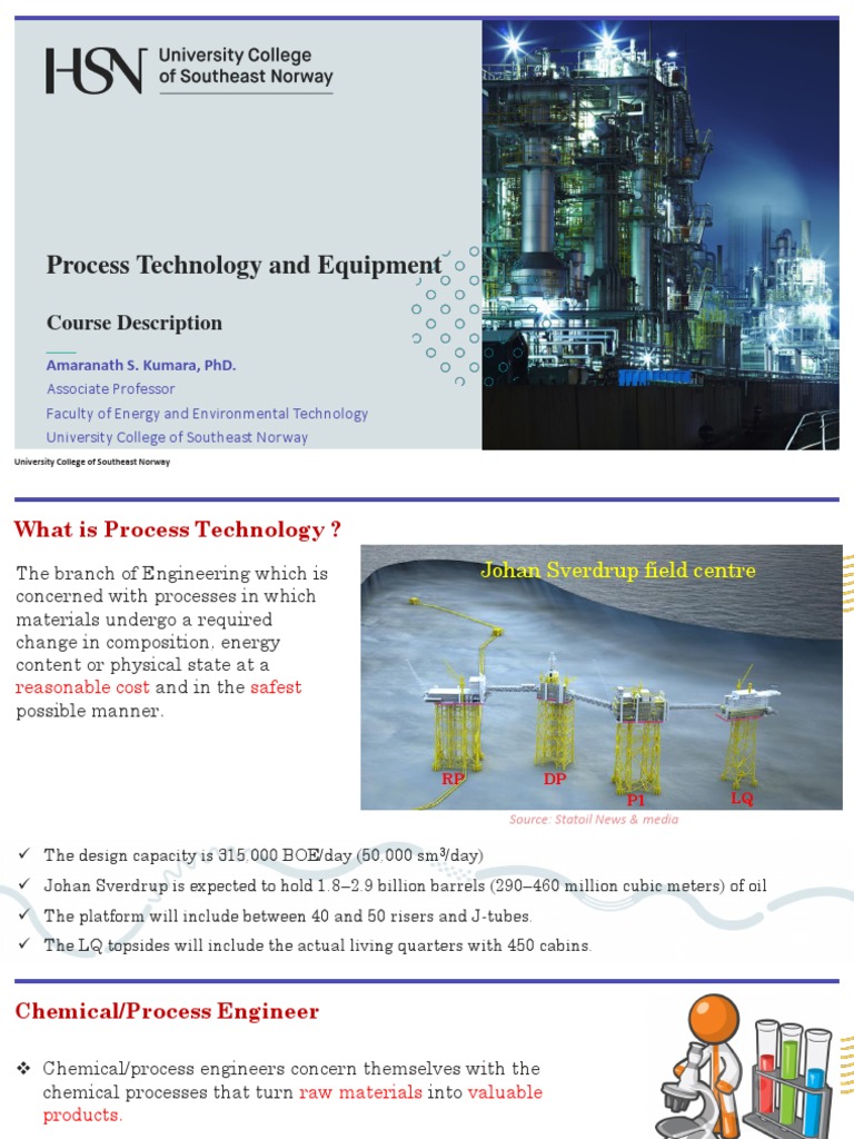 Process Technology and Equipment | PDF | Turbomachinery | Gas Technologies