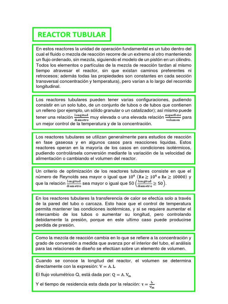 Diseño de Reactores | Descargar gratis PDF | Reactor Quimico | Motor a reacción