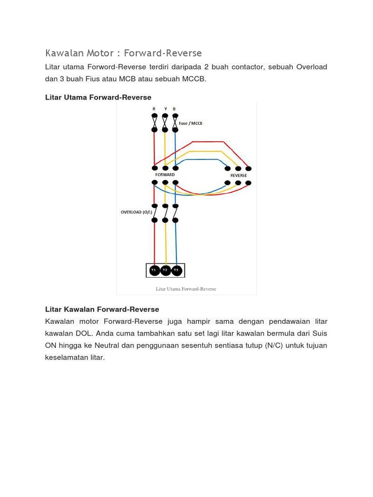 Kawalan Motor FWD Rvse | PDF