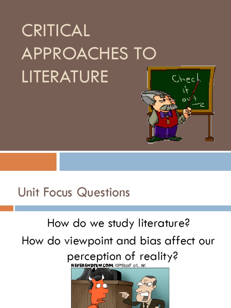 Critical Approaches - Literary Theory PowerPoint - ACAD WRITING | PDF ...