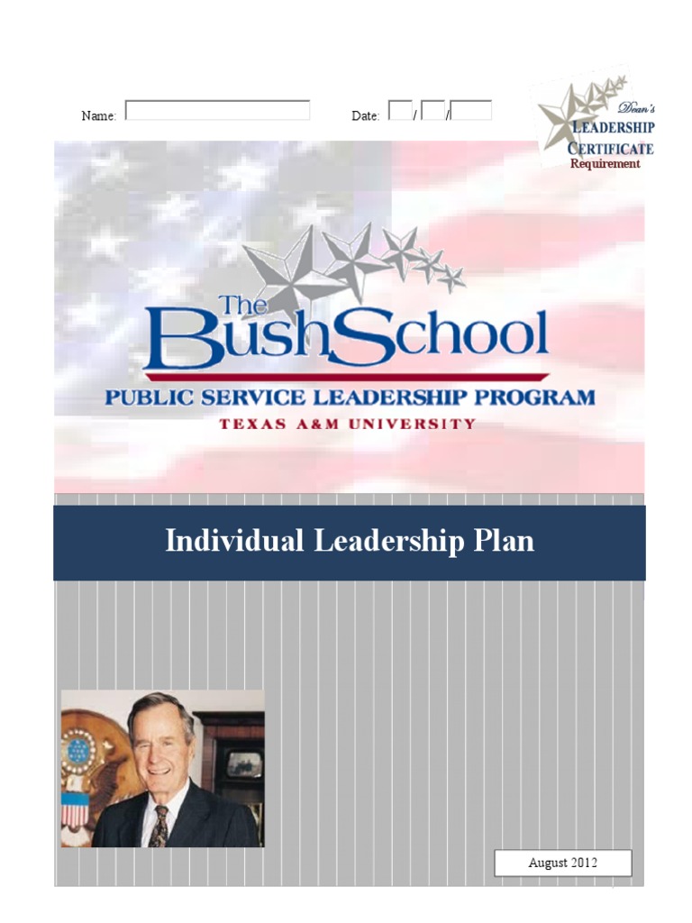 PSLP Individual Leadership Plan 2015-16 | PDF | Goal | Leadership