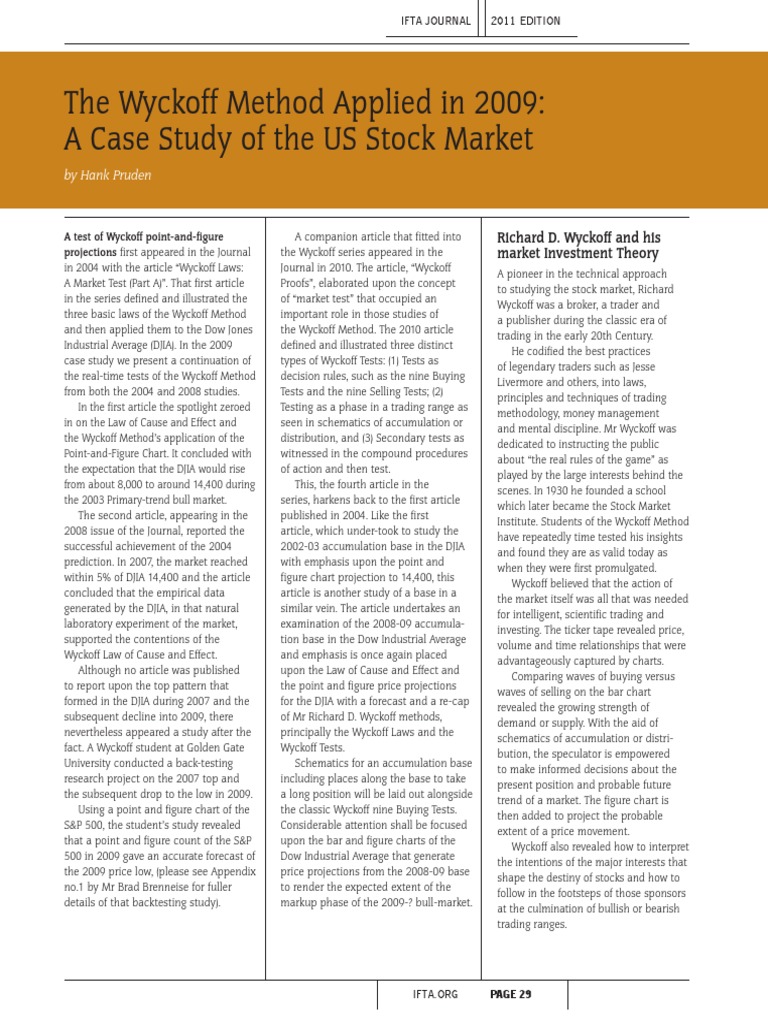 The Wyckoff Method PDF | Download Free PDF | Technical Analysis ...