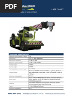 Rated Load Chart 50 Ton Tr-500xl-3 | PDF | Crane (Machine) | Tire