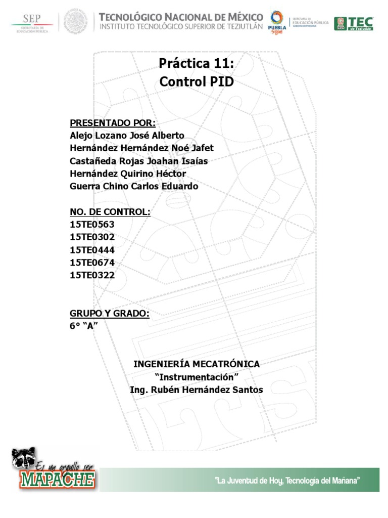 Practica Control PID | PDF | Ingenieria Eléctrica | Electromagnetismo