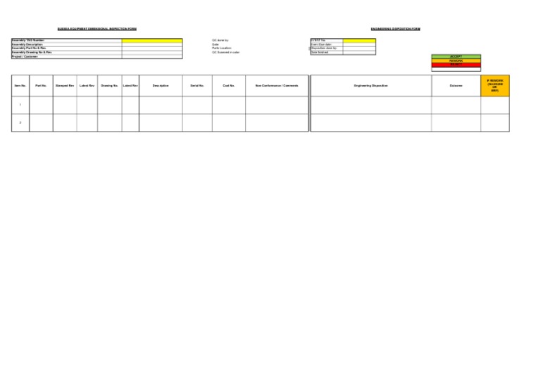 Example QC - Event - Disposition Sheet | PDF | Written Communication