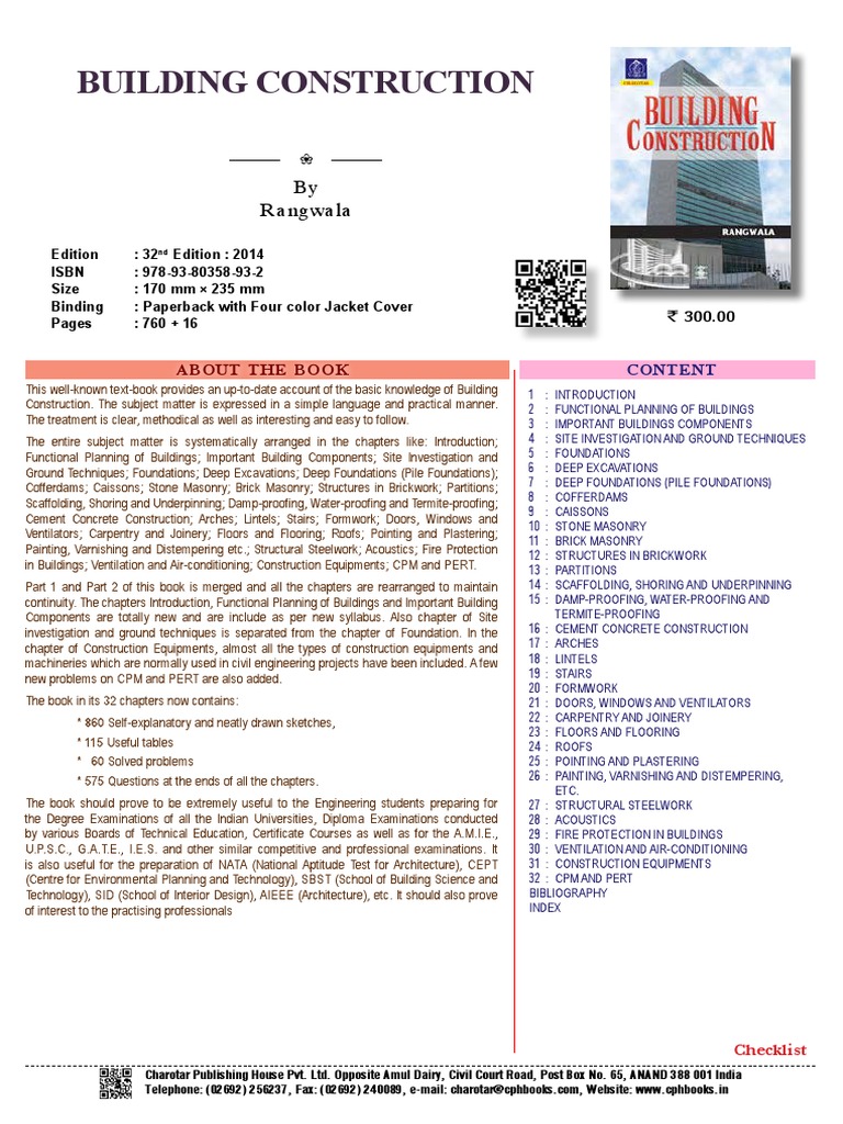 Building Construction | PDF | Deep Foundation | Roof