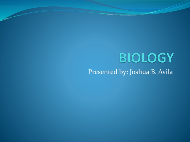 Biology Basics | PDF