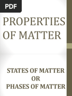 Properties of Matter Notes | PDF | Liquids | Matter