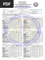 School Form 10 SF10 Learner's Permanent Academic Record For Elementary ...
