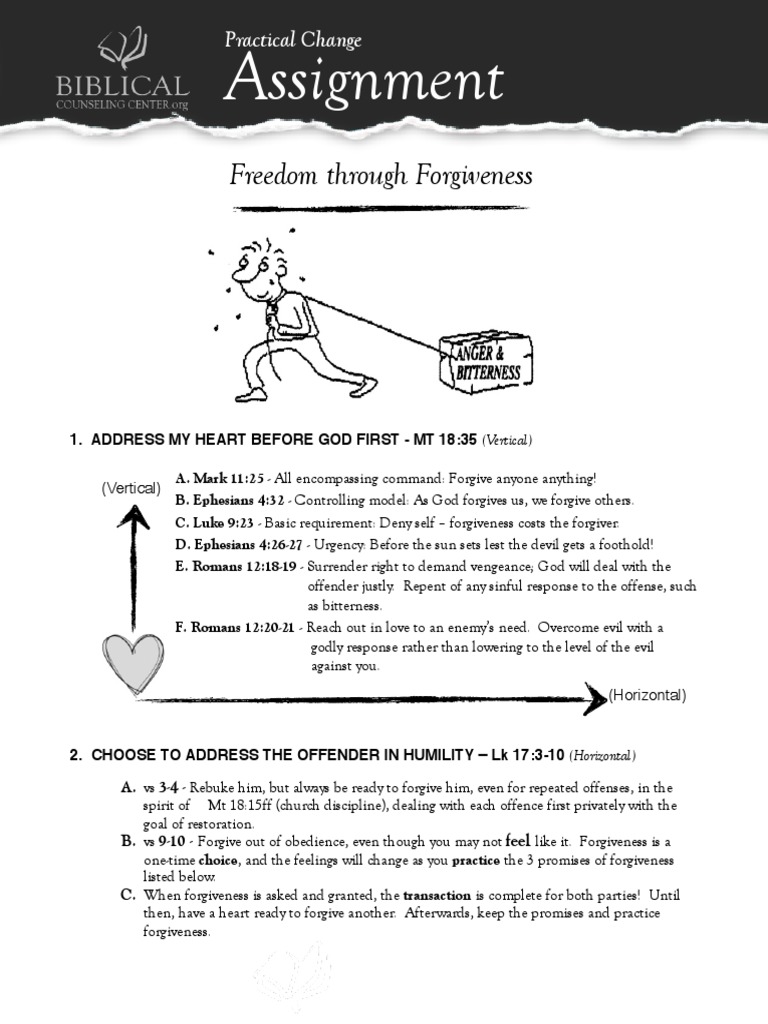 Freedom Through Forgiveness | PDF | Forgiveness | Repentance
