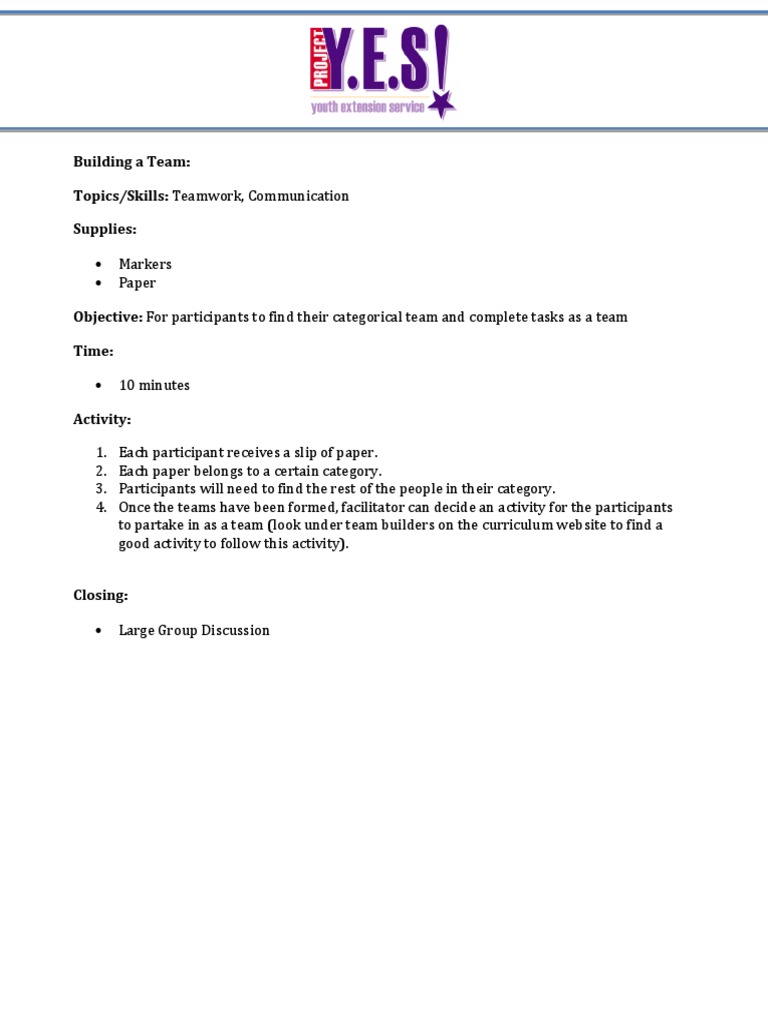 Building A Team | PDF