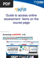 MyINSPIRE Guide For Students | PDF | Mobile App | Internet Forum