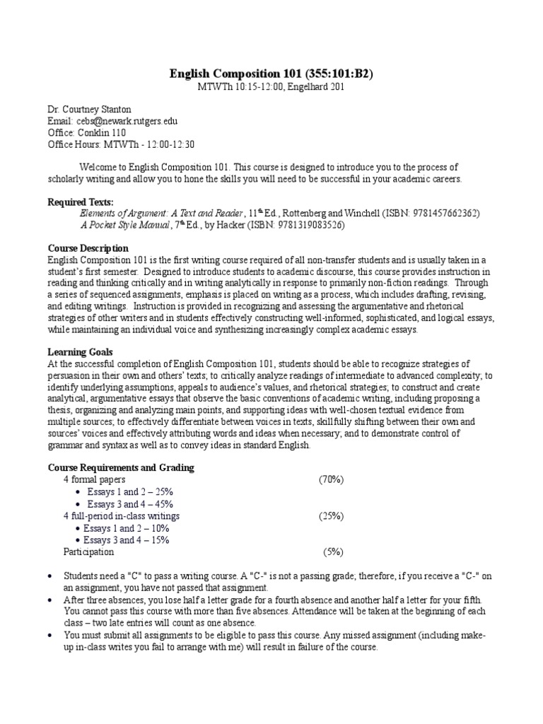 Syllabus | PDF | Academic Integrity | Plagiarism