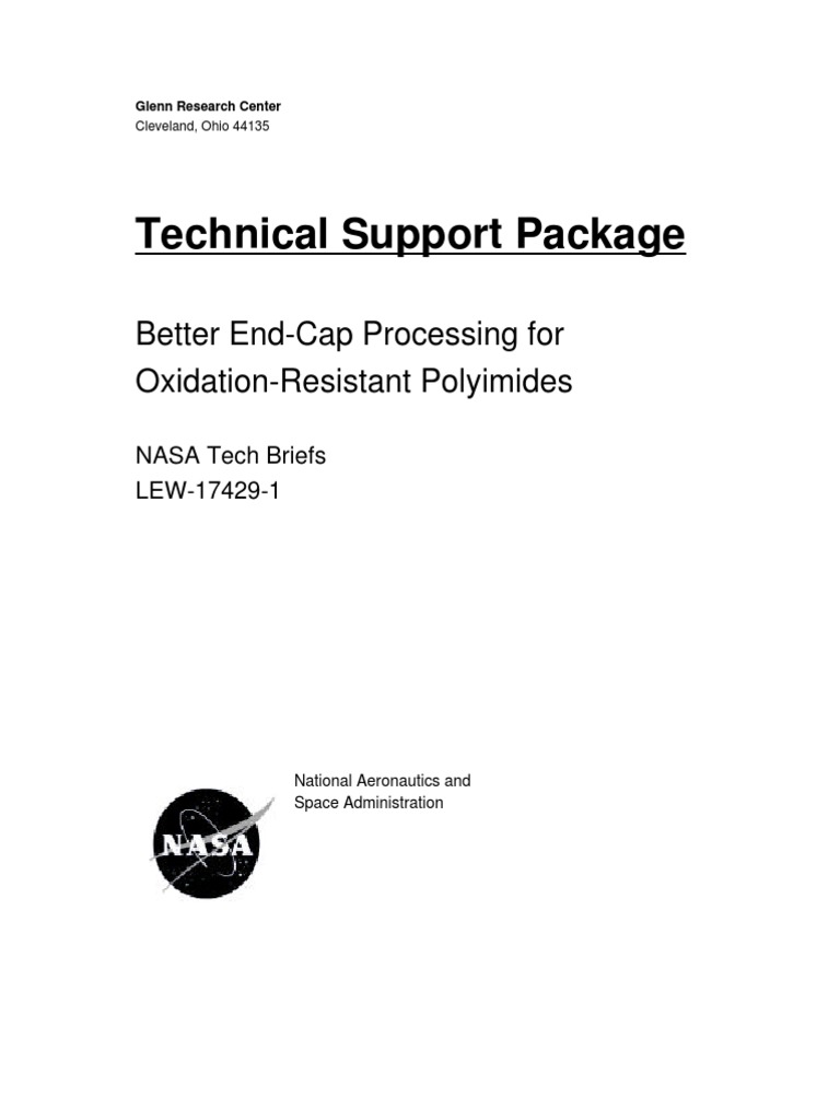 Controlling the Thermo-Oxidative Degradation of Polyimide Materials Through Novel Latent ...