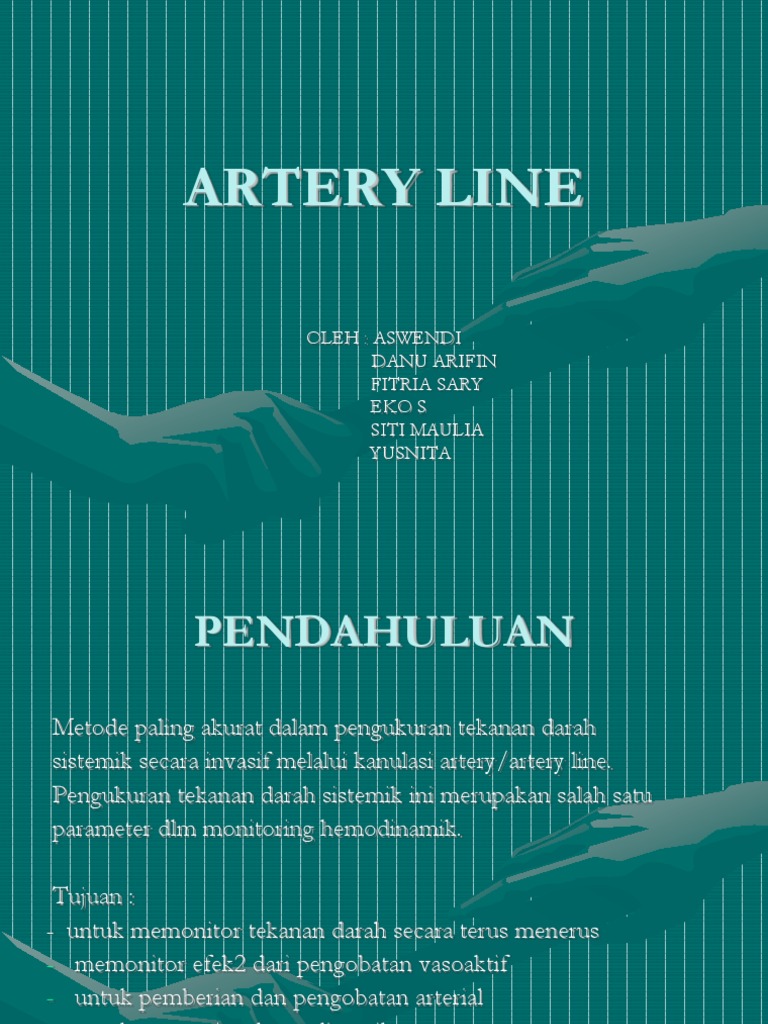 Artery Line | PDF