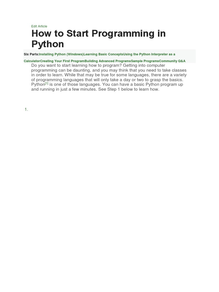 How To Program Python | Download Free PDF | Python (Programming Language) | Command Line Interface