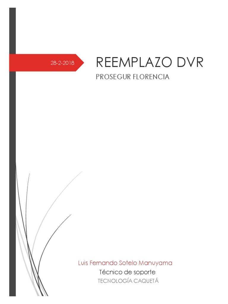 Informe Prosegur | PDF | Grabadora de vídeo digital | Software