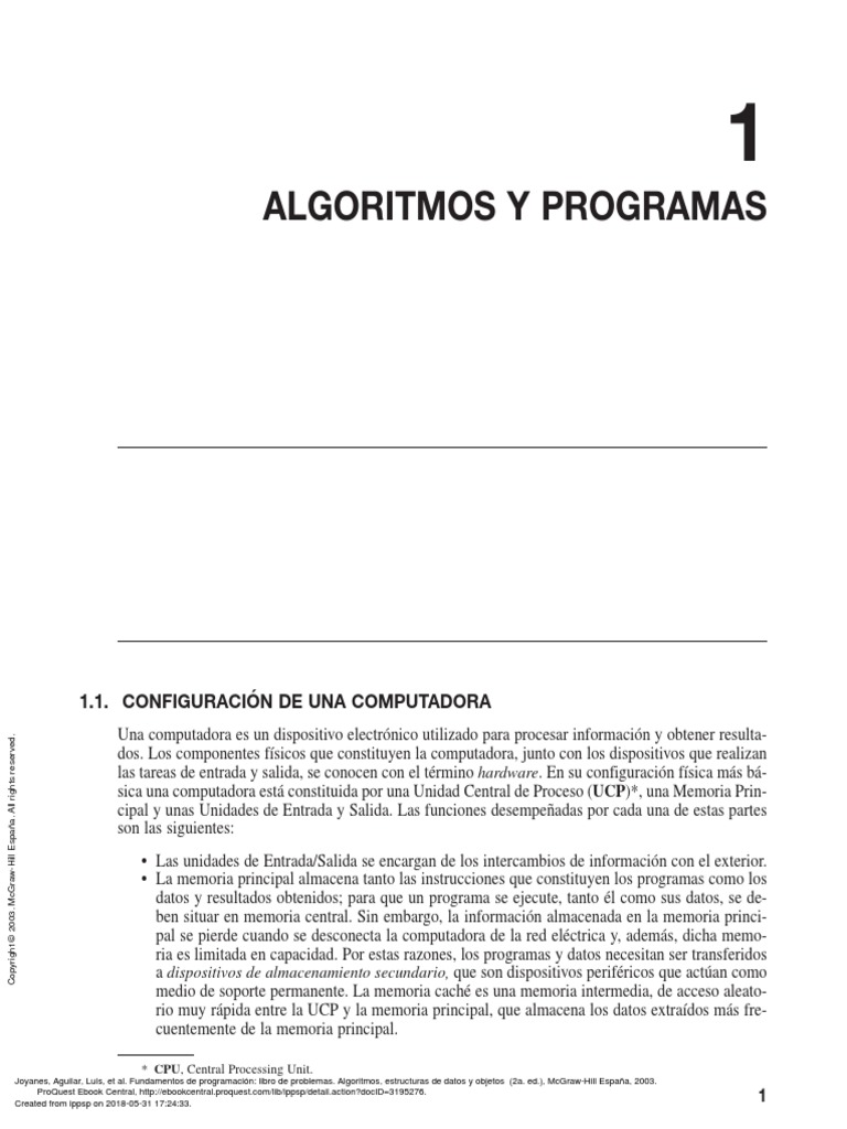 Fundamentos de Programación Libro de Problemas. Al... - (PG 20 - 32 ...