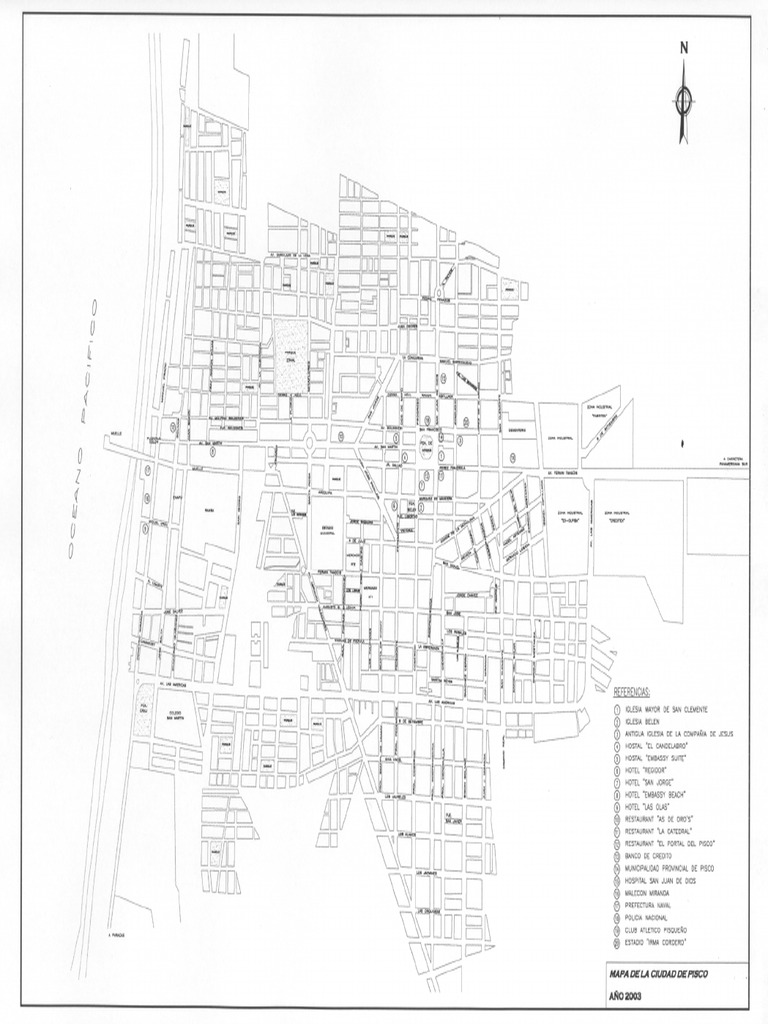 Mapa de Pisco PDF | PDF