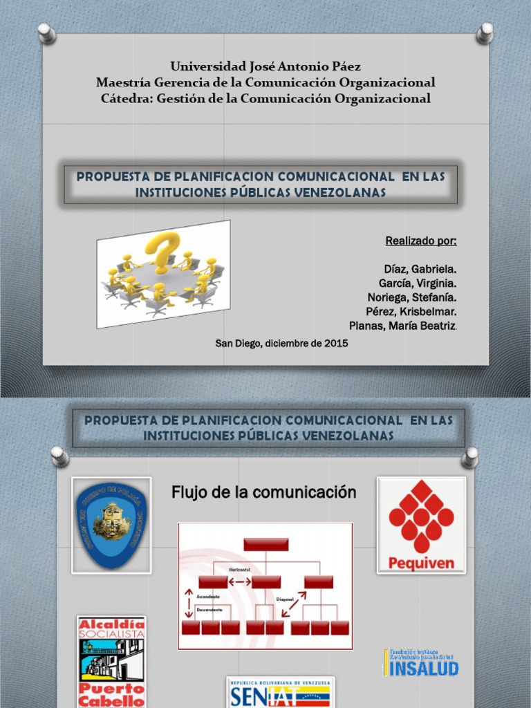 Plan Comunicacional | Descargar gratis PDF | Venezuela | Liderazgo