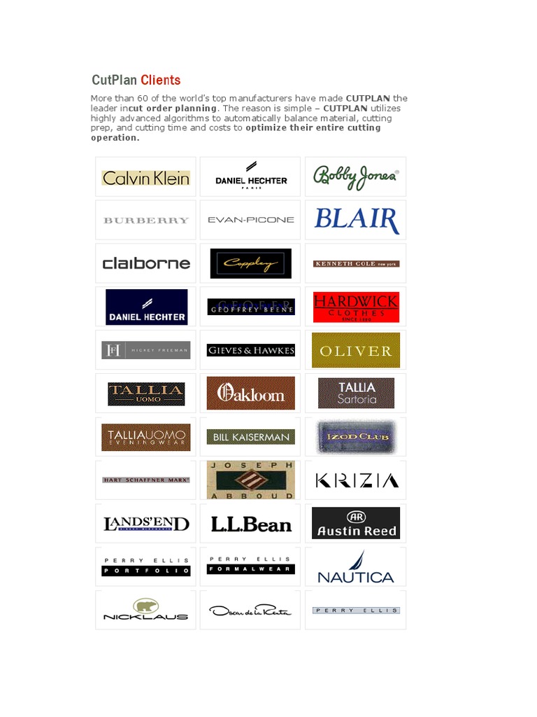 Cut Plan | PDF | Industries | Business