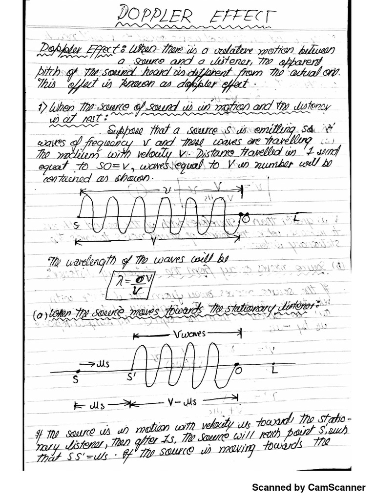 Doppler Effect | PDF