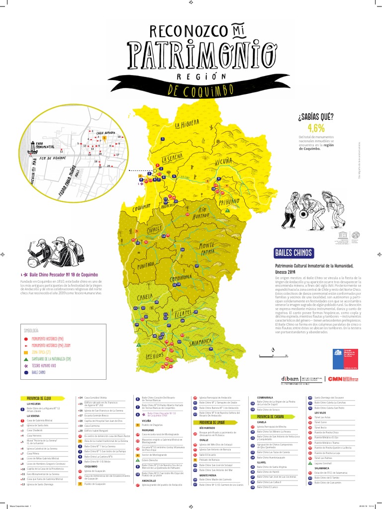 Mapa Coquimbo | PDF | Chile | Patrimonio cultural