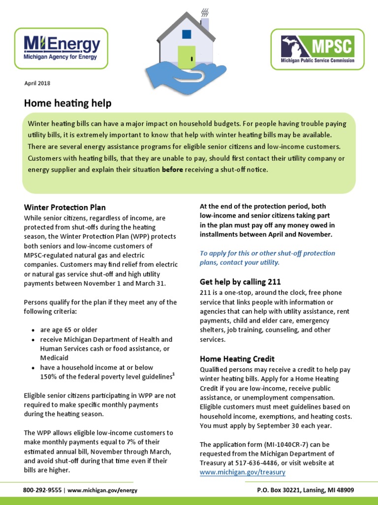 Winter Heating Assistance Programs | PDF | Earned Income Tax Credit ...