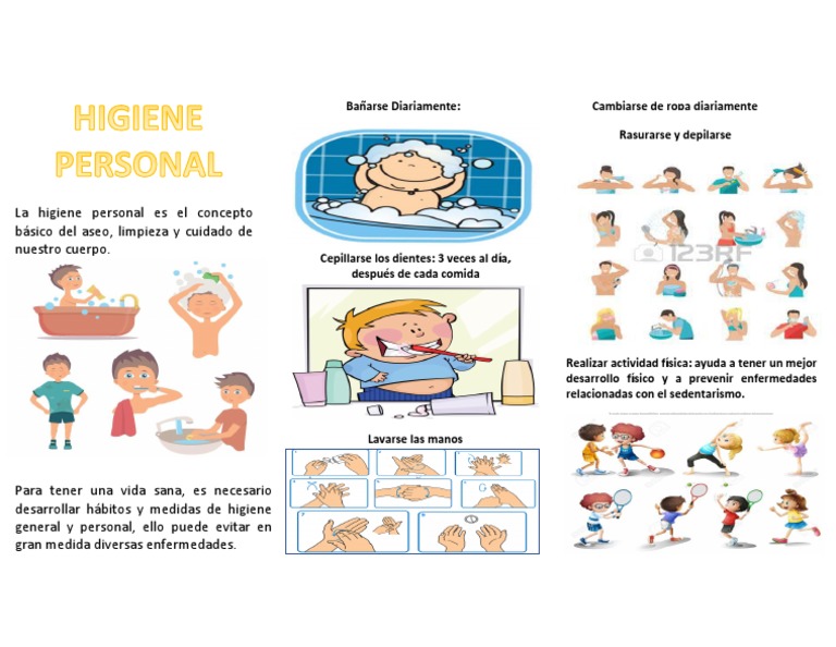 Tríptico Higiene Personal | PDF