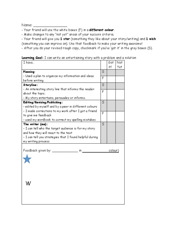Self and Peer Evaluation 1 | PDF