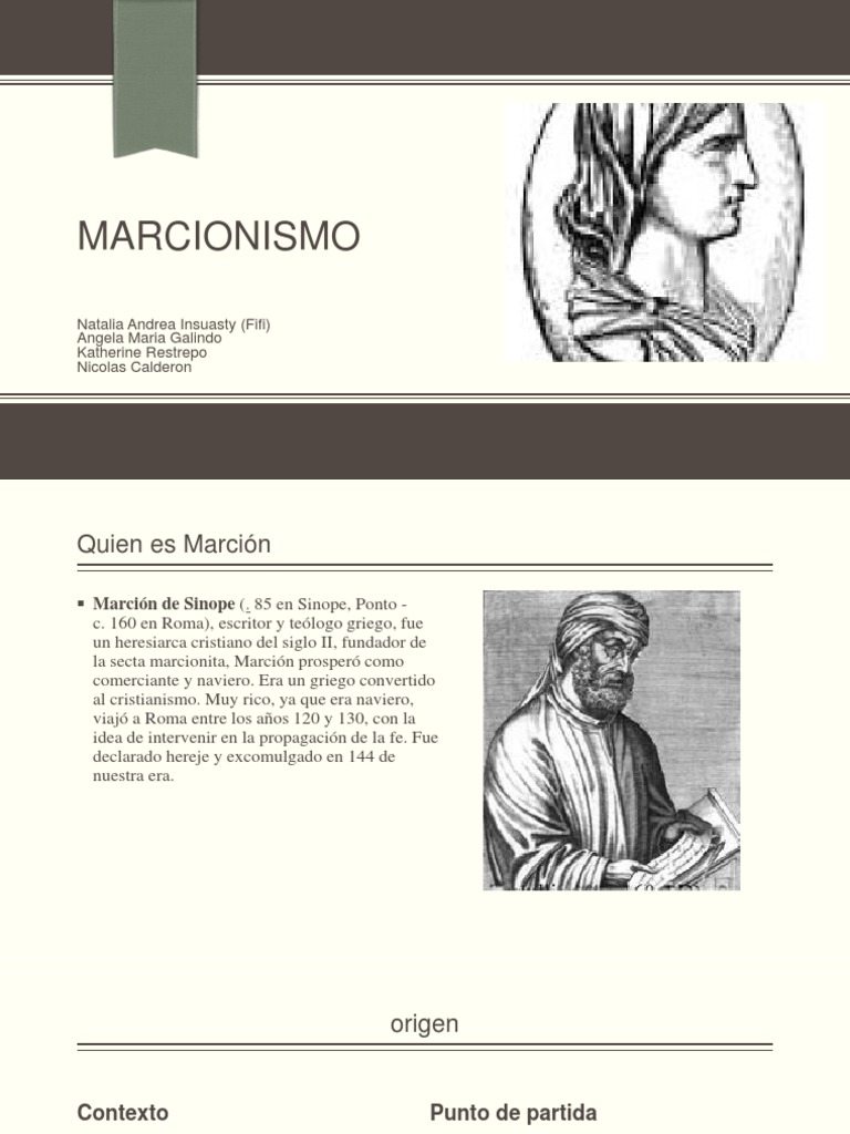 Marcionismo | PDF | Cristianismo primitivo | Religiones religiosas