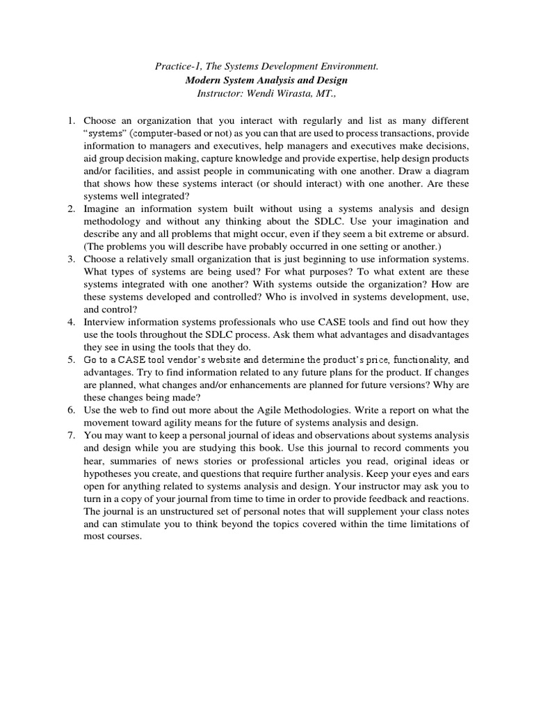 Practice 1 Week 1 | PDF | Scrum (Software Development) | Agile Software ...