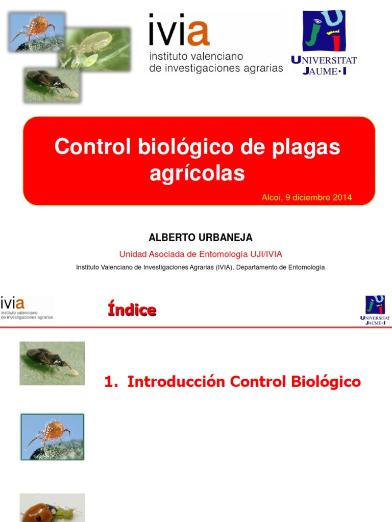 Control Biológico de Plagas Agrícolas | PDF | Insectos beneficiosos ...