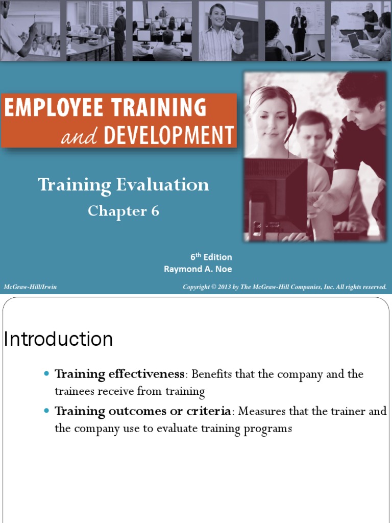 Chapter 6 - Training Evaluation | PDF | Cost–Benefit Analysis | Return On Investment