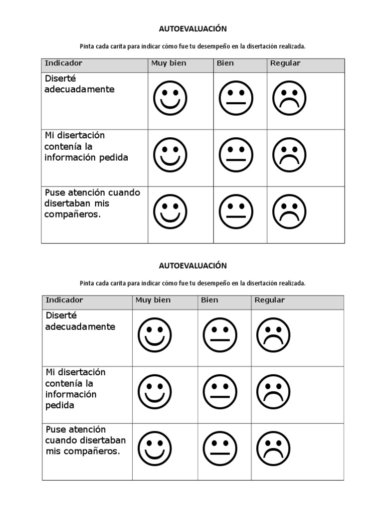 Autoevaluación 1° | PDF | Hogar, jardinería y bricolaje