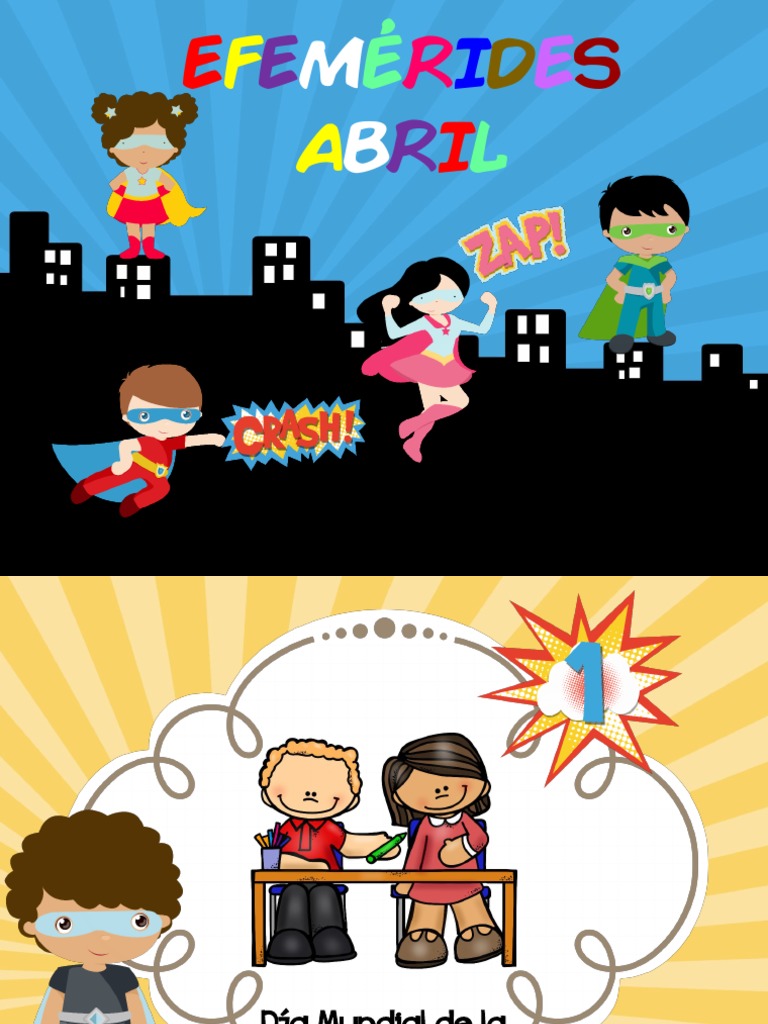 Efemérides de abril para niños | PDF | Ciencias sociales