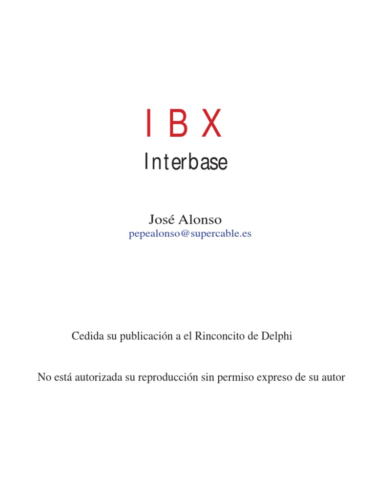 Interbase: José Alonso | PDF