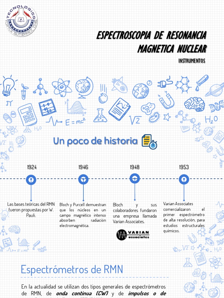 Espectroscopia RMN: Instrumentos y Funcionamiento | PDF | Resonancia ...
