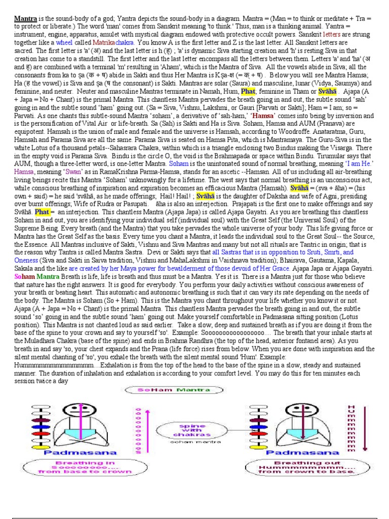 Phat Svāhā: Letters Matrika | PDF | Mantra | Shiva