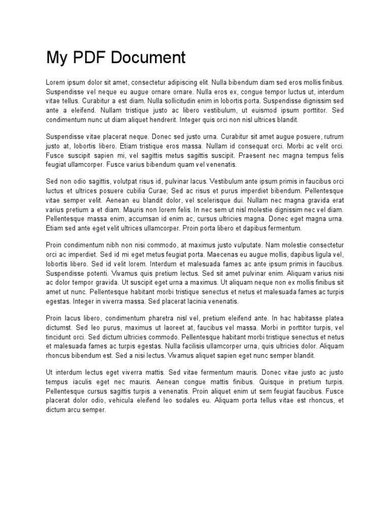 PDF Sample PDF | PDF