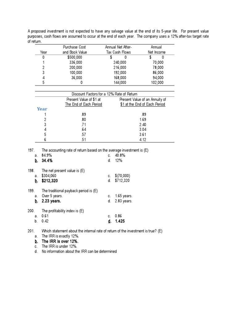8 | PDF | Internal Rate Of Return | Present Value